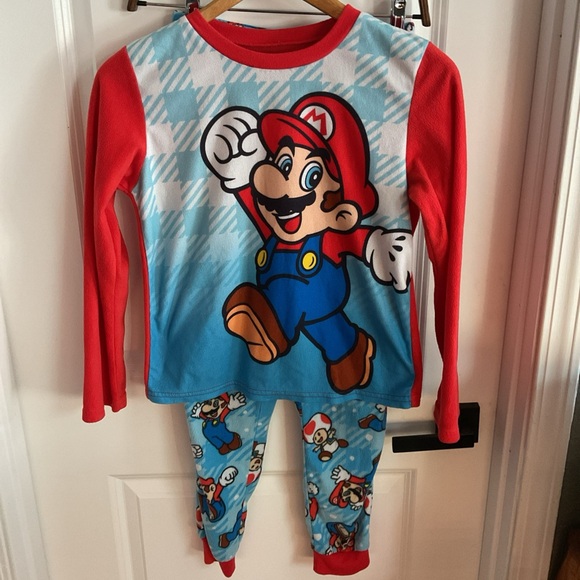 Nintendo | Pajamas | Nintendo Super Mario Bros Pajama Set Red And Blue ...